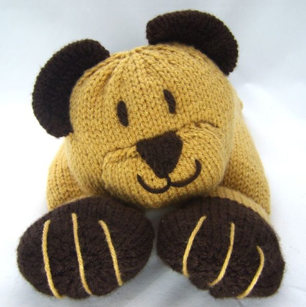 Bearly Bed Time Pyjama Case Knitting Pattern – Knitting by Post