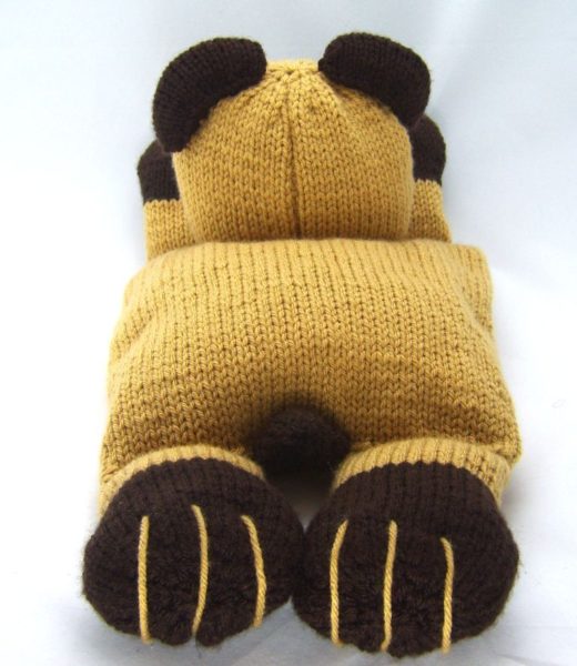 Bearly Bed Time Pyjama Case Knitting Pattern – Knitting by Post