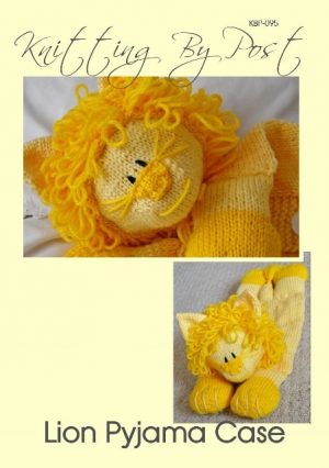 Lion Pyjama Case Knitting Pattern – Knitting by Post