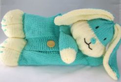Happy Bunny Pyjama Case Knitting Pattern – Knitting by Post