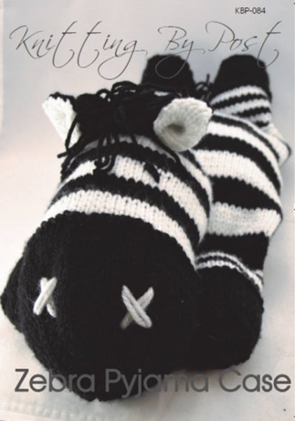 Zebra Pyjama Case Knitting Pattern – Knitting by Post