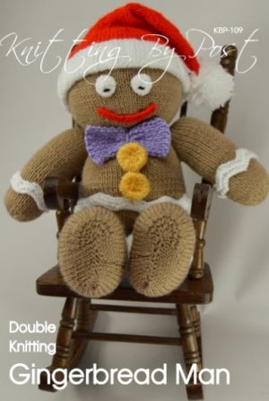 Gingerbread Man Knitting Pattern – Knitting by Post