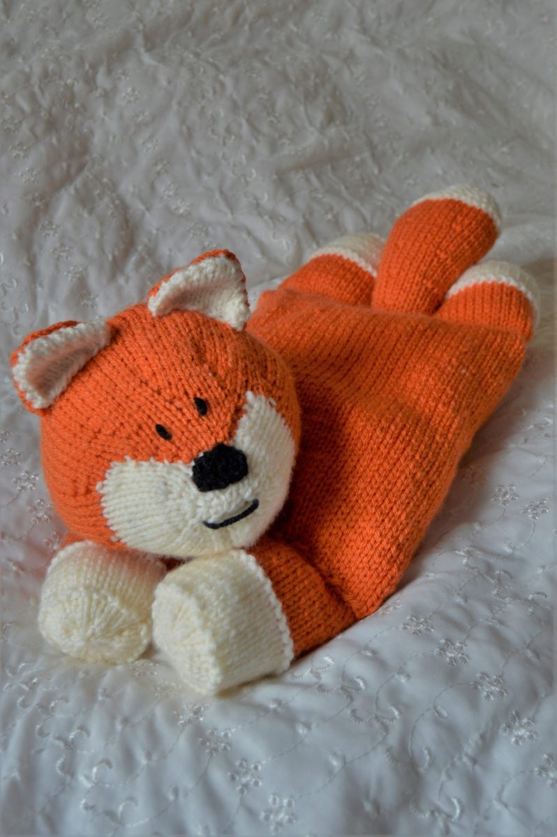 Fox Pyjama Case Knitting Pattern – Knitting by Post