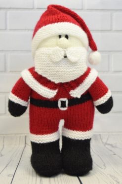 Festive Friends – Santa Knitting Pattern – Knitting by Post