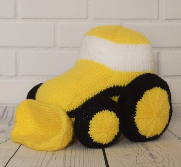 Car, Aeroplane and Digger Knitting Pattern – Knitting by Post