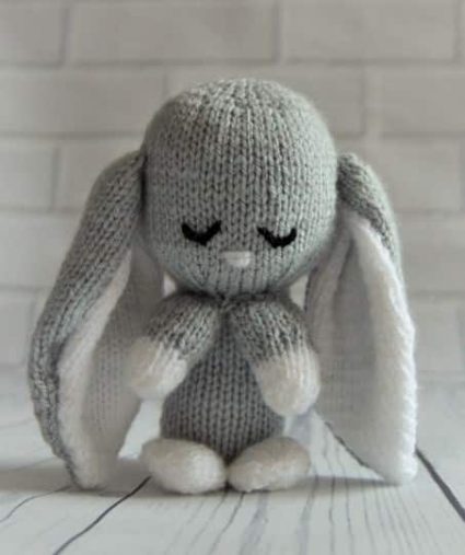 Baby Bunny Toy Knitting Pattern – Knitting by Post