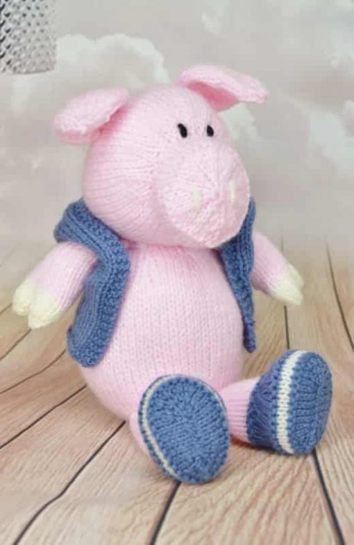 Pig in Jacket Knitting Pattern – Knitting by Post