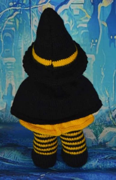 Witch Festive Friend Knitting Pattern – Knitting by Post