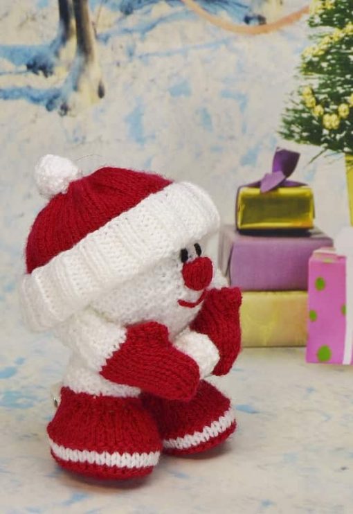 Snowball Knitting Pattern (UK & US Terms) – Knitting by Post