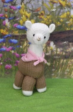 Alpaca Punch Knitting Pattern (UK & US Terms) – Knitting by Post