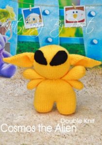 Cosmos the Alien Knitting Pattern – Knitting by Post