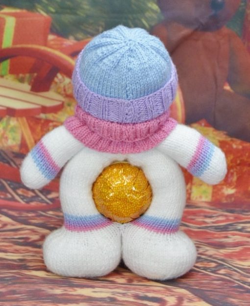 Chocolate Orange Snowman Knitting Pattern (UK & US Terms) – Knitting by ...