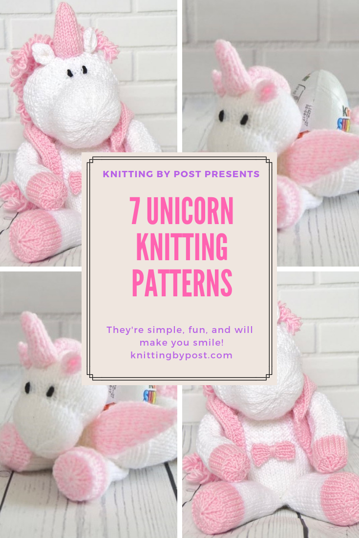7 Unicorn Knitting Patterns – Knitting by Post
