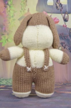 Bruce the Dog Knitting Pattern (UK & US Terms) – Knitting by Post