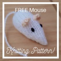 FREE Mouse Knitting Pattern – Knitting by Post