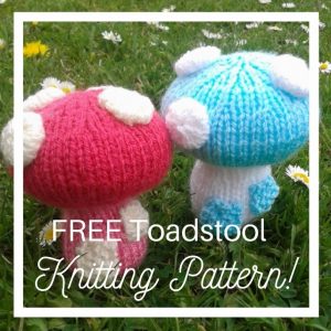 FREE Toadstool Knitting Pattern – Knitting by Post