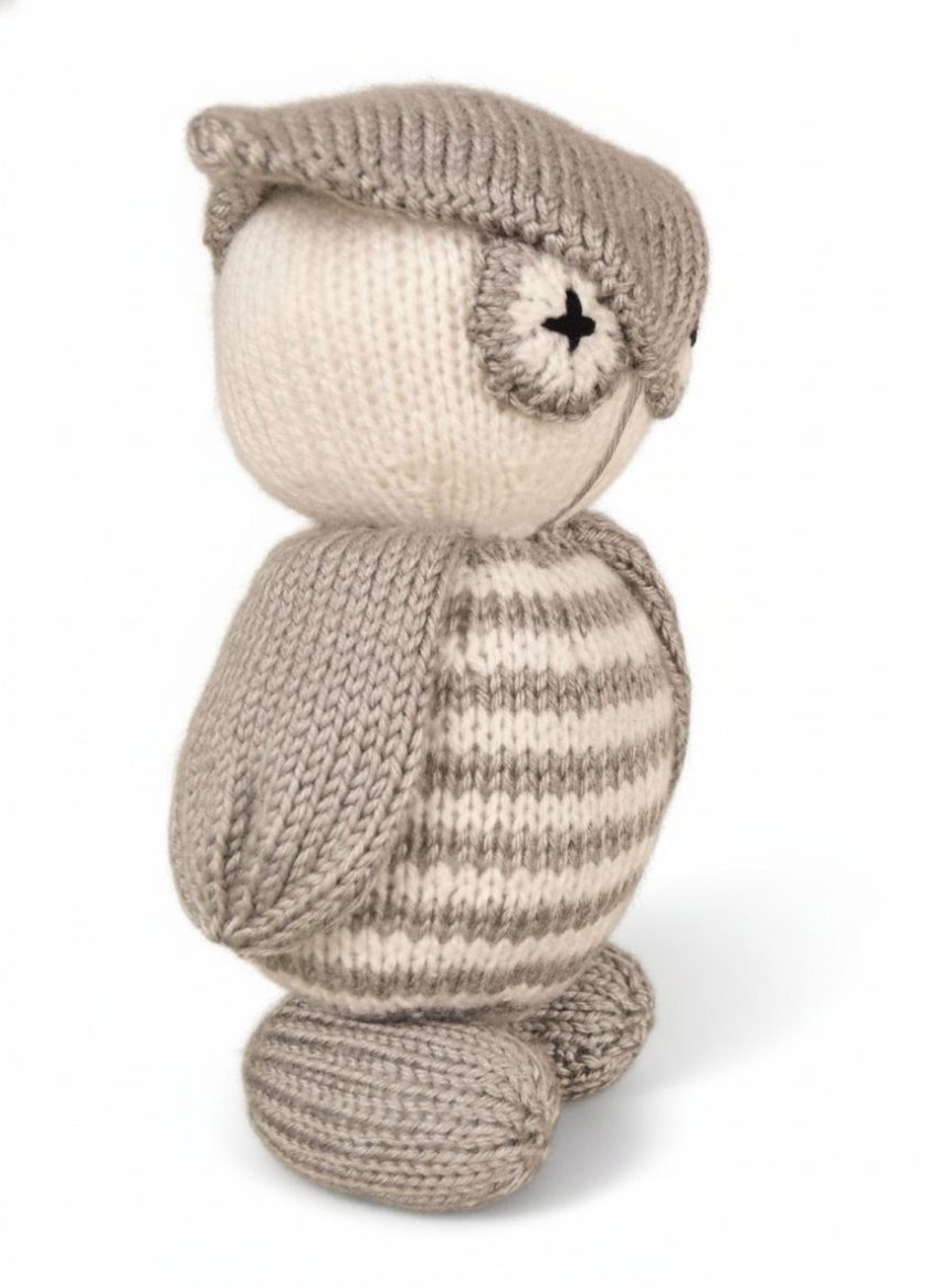 Twoo the Owl Knitting Pattern (UK & US Terms) – Knitting by Post