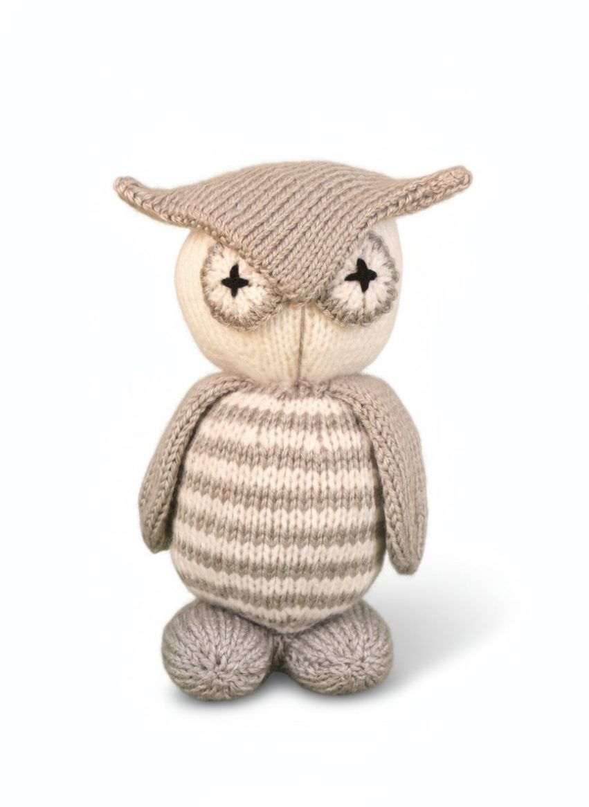 Twoo the Owl Knitting Pattern (UK & US Terms) – Knitting by Post