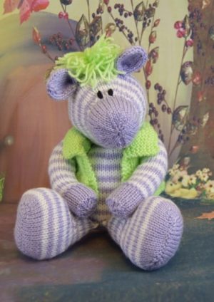 Punk Zebra Knitting Pattern – Knitting by Post