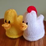FREE Easy Peasy Chick and Hen Egg Cosy Knitting Pattern – Knitting by Post