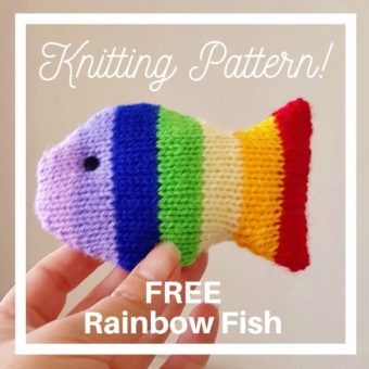 FREE Rainbow Fish Knitting Pattern – Knitting by Post