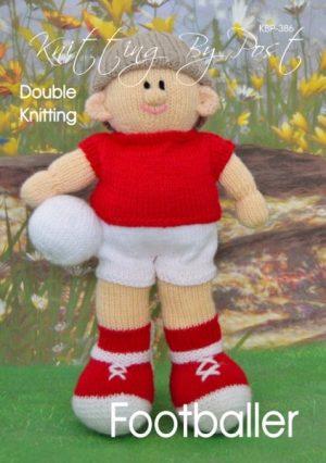 Footballer Knitting Pattern – Knitting by Post