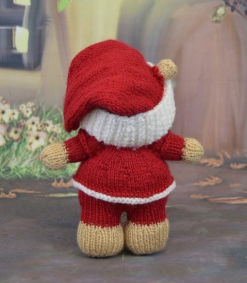 Short and Sweet Christmas Bear Knitting Pattern (UK & US Terms ...