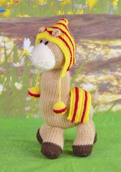 Little LLama Knitting Pattern (UK & US Terms) – Knitting by Post