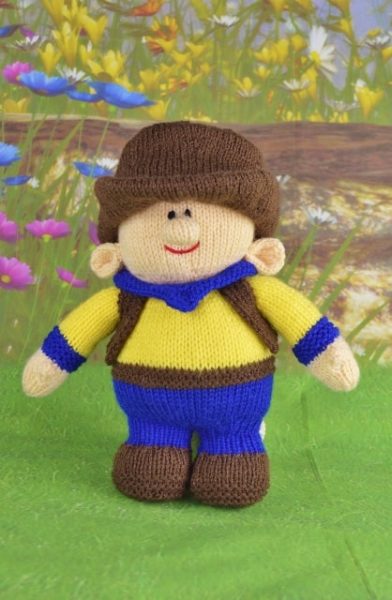 Andy the Cowboy Knitting Pattern – Knitting by Post
