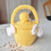 FREE Easy Chocolate Orange Easter Basket Knitting Pattern – Knitting by ...