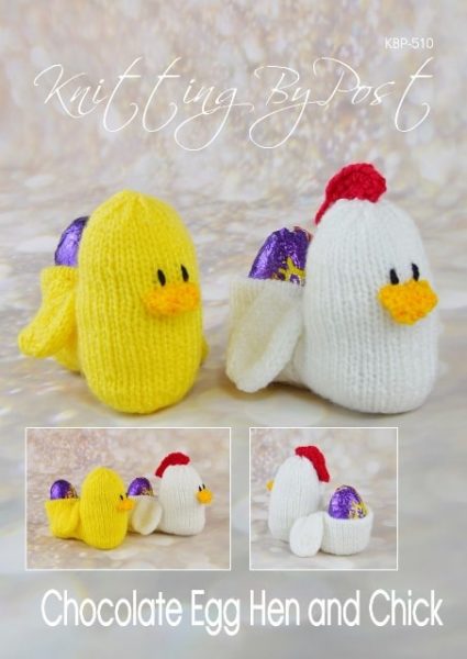 Chocolate Egg Hen and Chick Knitting Pattern – Knitting by Post