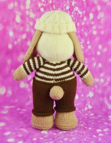 Bones the Dog Knitting Pattern (UK & US Terms) – Knitting by Post