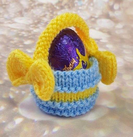 3 Easter Baskets Knitting Pattern – Knitting by Post