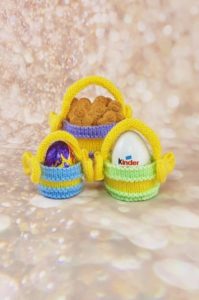 3 Easter Baskets Knitting Pattern – Knitting by Post