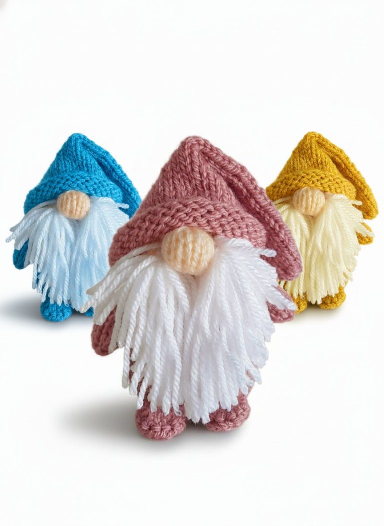 Knibbles Classic Gnome Knitting Pattern (UK & US Terms) – Knitting by Post