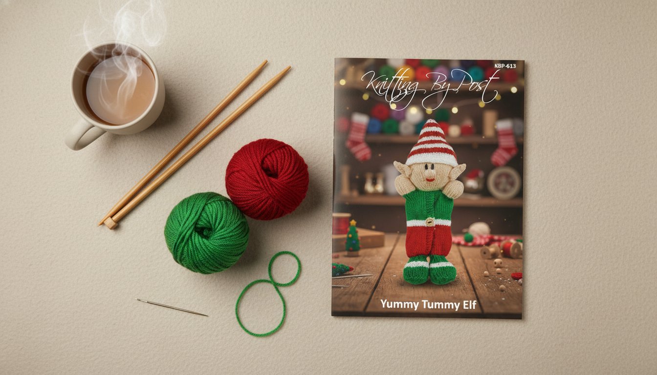 Yummy Tummy Elf Knitting Pattern (UK & US Terms) – Knitting by Post
