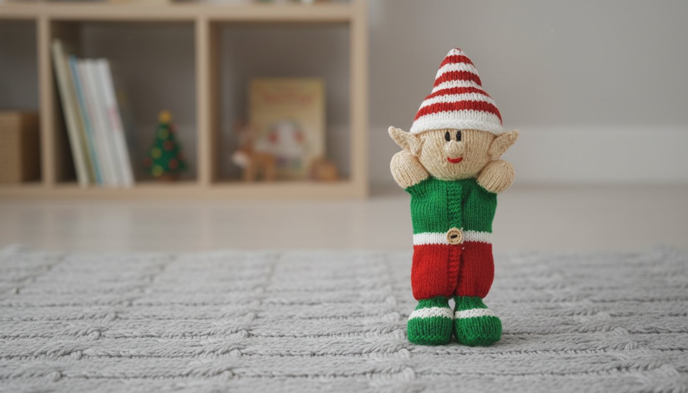 Yummy Tummy Elf Knitting Pattern (UK & US Terms) – Knitting by Post