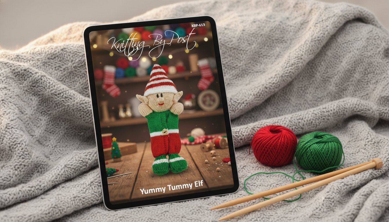 Yummy Tummy Elf Knitting Pattern (UK & US Terms) – Knitting by Post