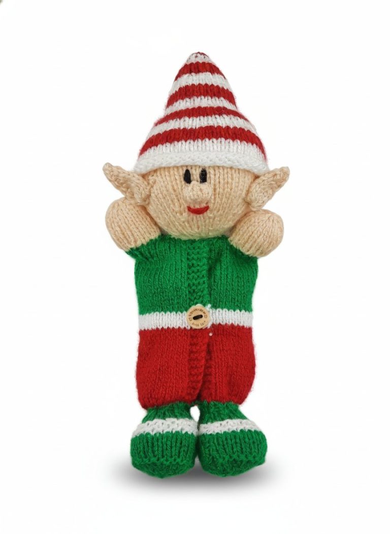 Yummy Tummy Elf Knitting Pattern (UK & US Terms) – Knitting by Post