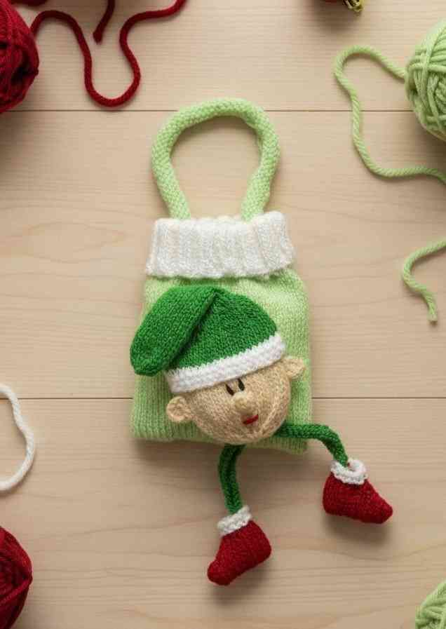 Christmas Gift Bags Knitting Pattern Book – 4 Easy-to-Follow Toy ...
